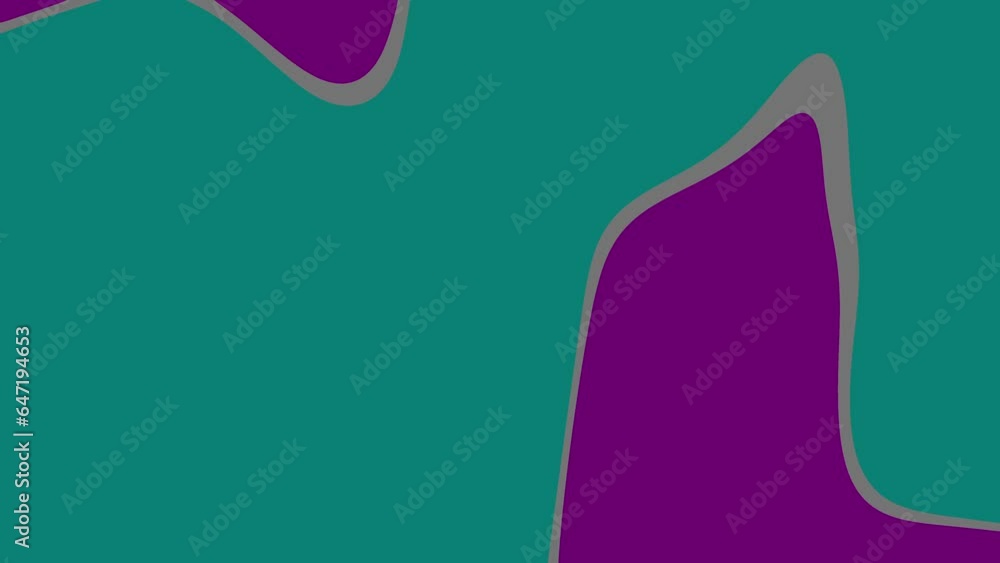 Turquoise blue, light grey, violet gradient background. Abstract drops ...