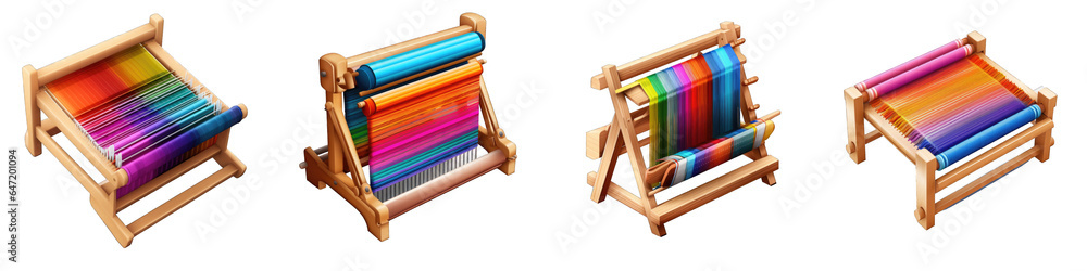 Loom clipart collection, vector, icons isolated on transparent ...