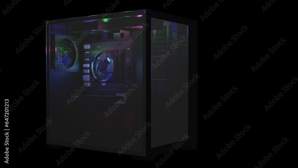 Unveiling the ultimate cooling solution , The 3D-Rendered black ...