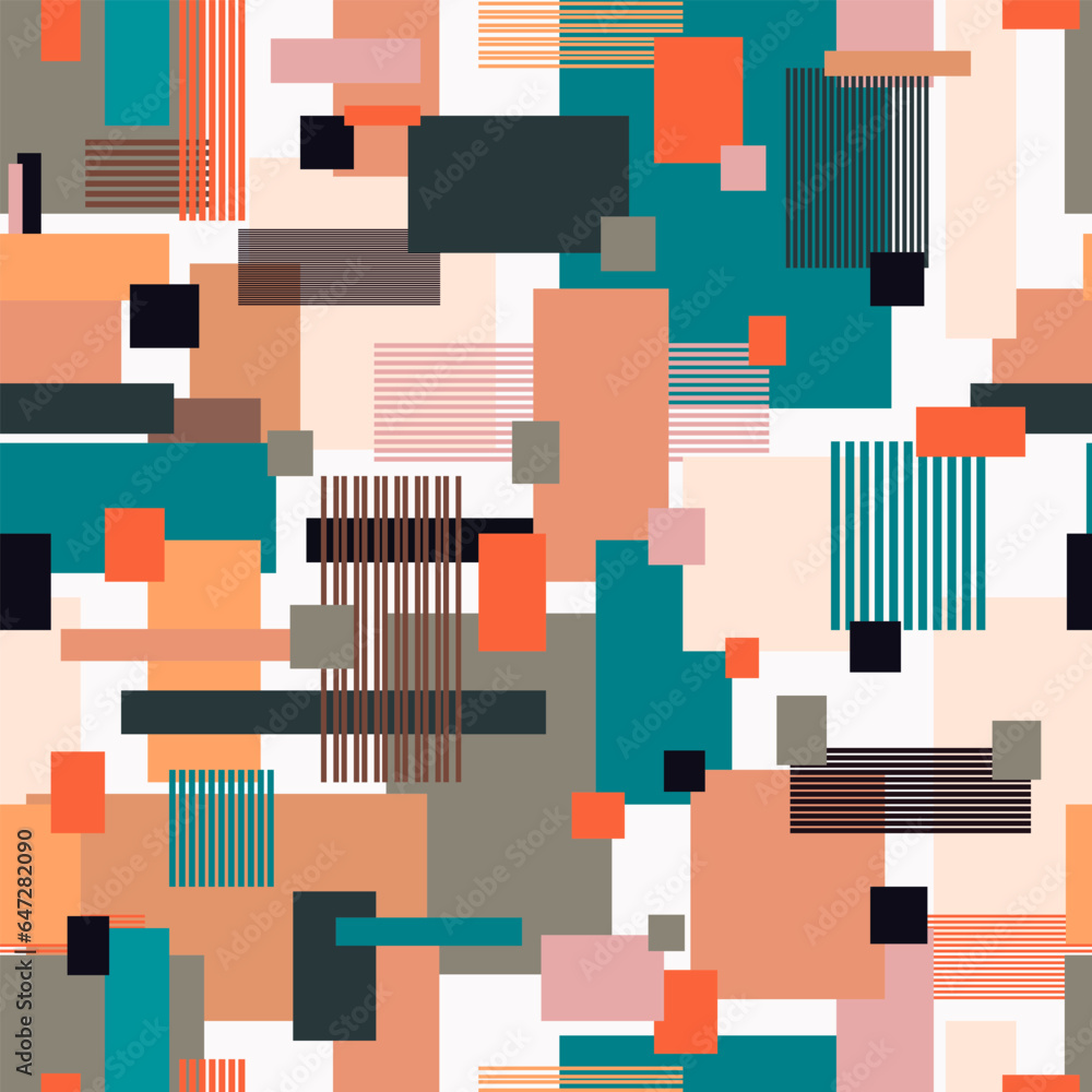 seamless vector pattern in the form of an ornament of various ...