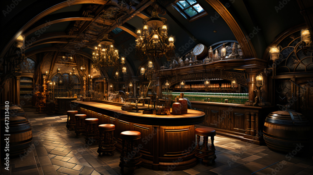 Ai Designed Luxury Bar and Tasting Rooms, Designed with multiple AI ...