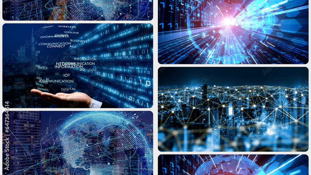 Loopable Background With Multiple Photos Stock Template | Adobe Stock