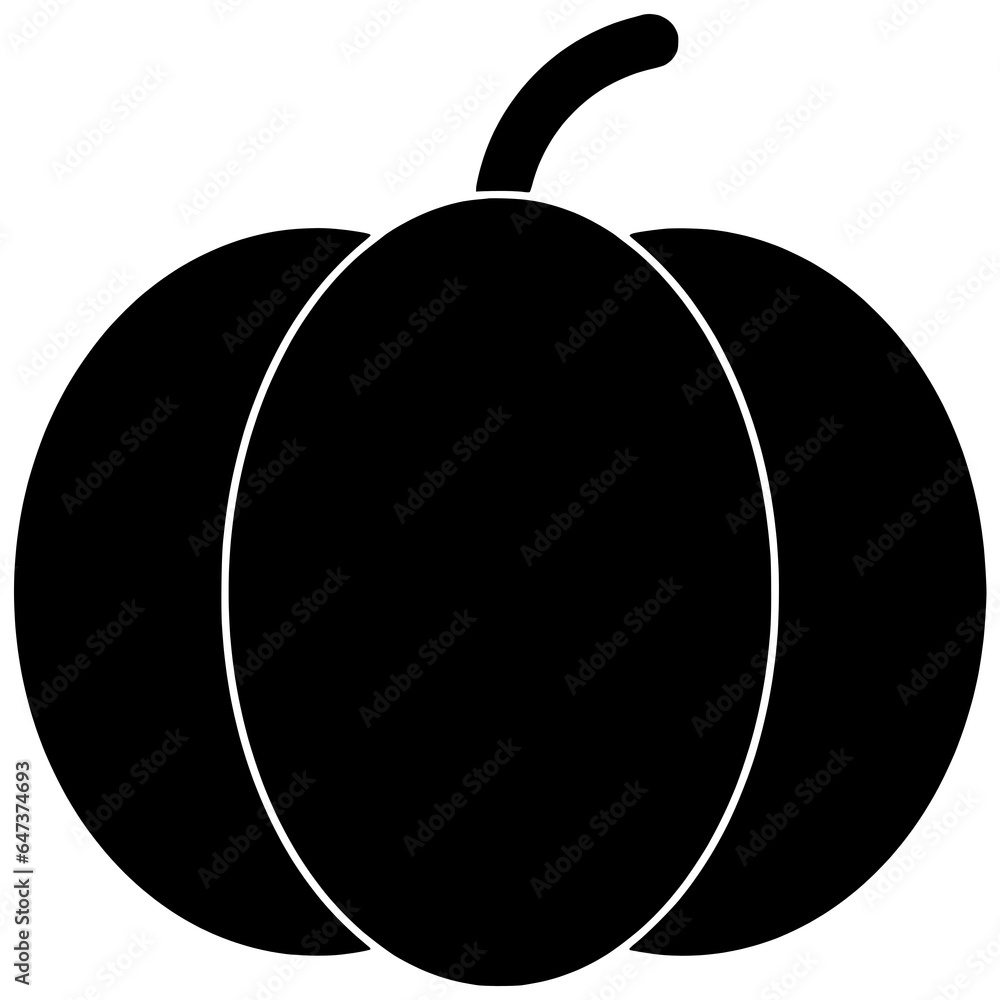 horror icon halloween logo pumpkin background celebration illustration ...