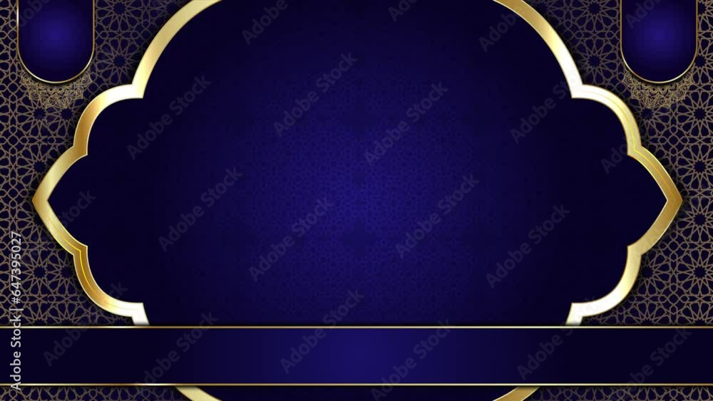 Animated Islamic background for designing Holy Quran recitations ...