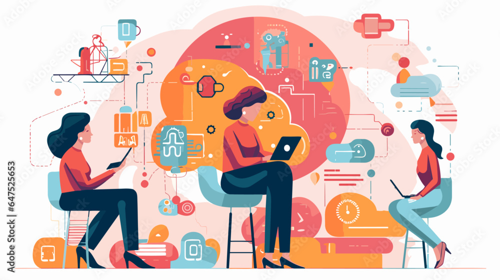 Concept vector illustration of LLM (Large Language Models). Stock ...