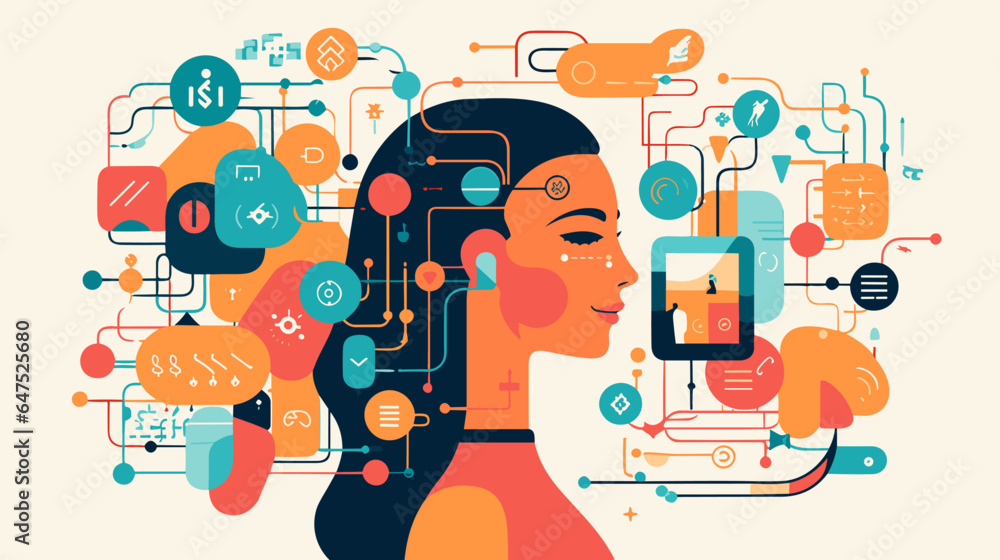 Concept vector illustration of LLM (Large Language Models). Stock ...