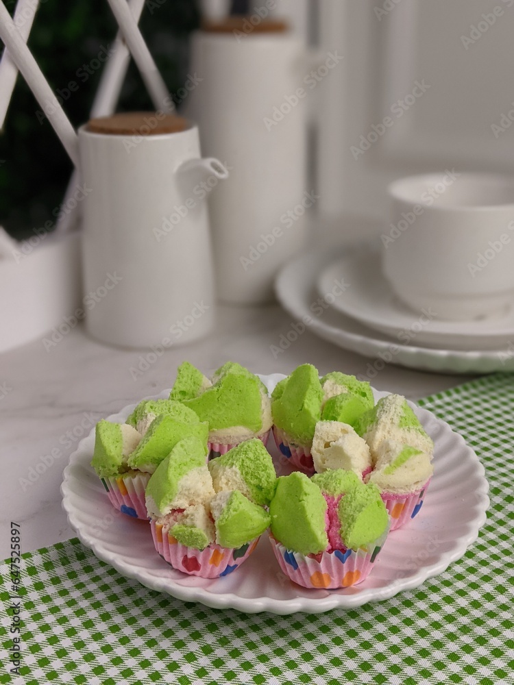 Malaysian dessert called apam mekar Stock Photo | Adobe Stock