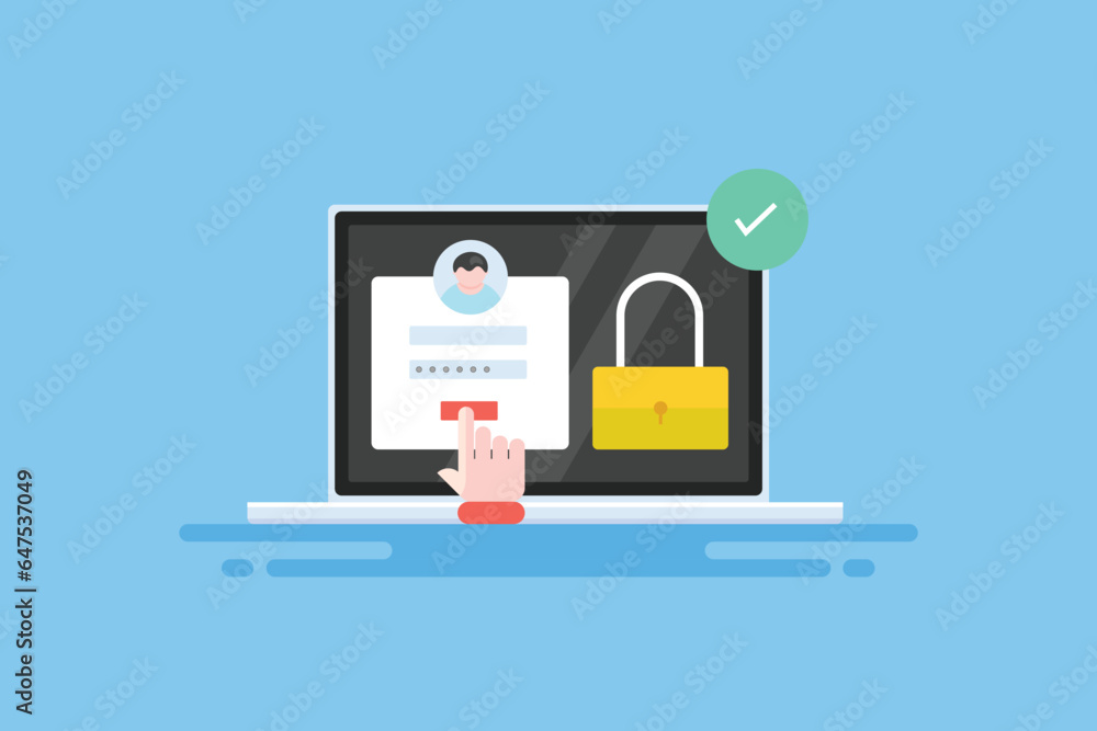 Online data security, user login information, person accessing to ...