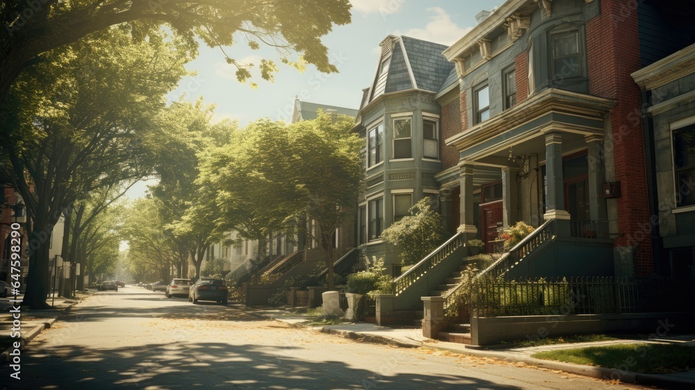 an old multi-storey house with several floors. Showcase the ...