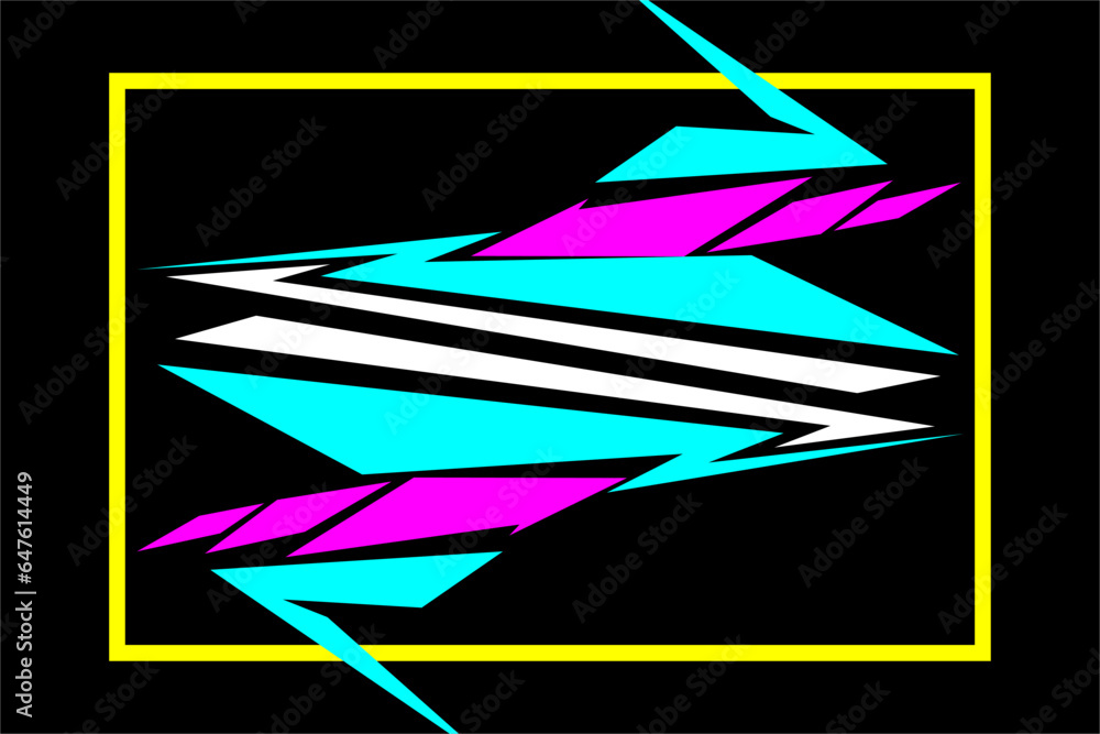 vector abstract racing background design with a unique pattern of ...