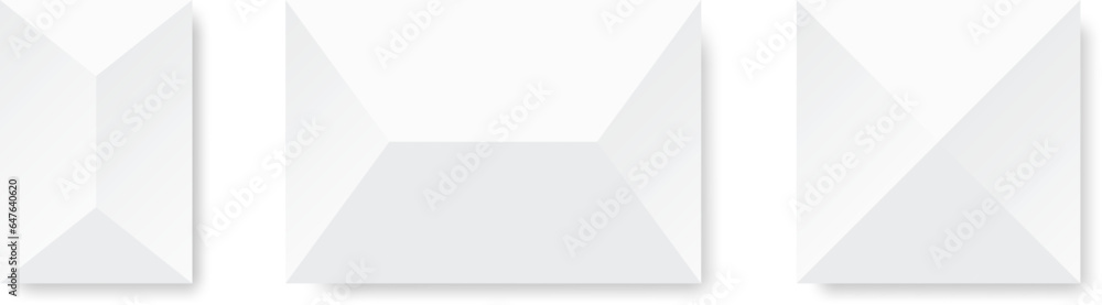 White square tent top view. Event or party marquee booth stand mockup ...