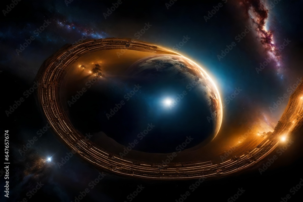 The creation of the universe in Genesis, emphasizing the profound ...