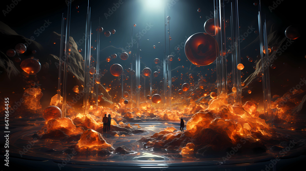 Abstract Quantum Realities: Subatomic Marvels, abstract quantum ...