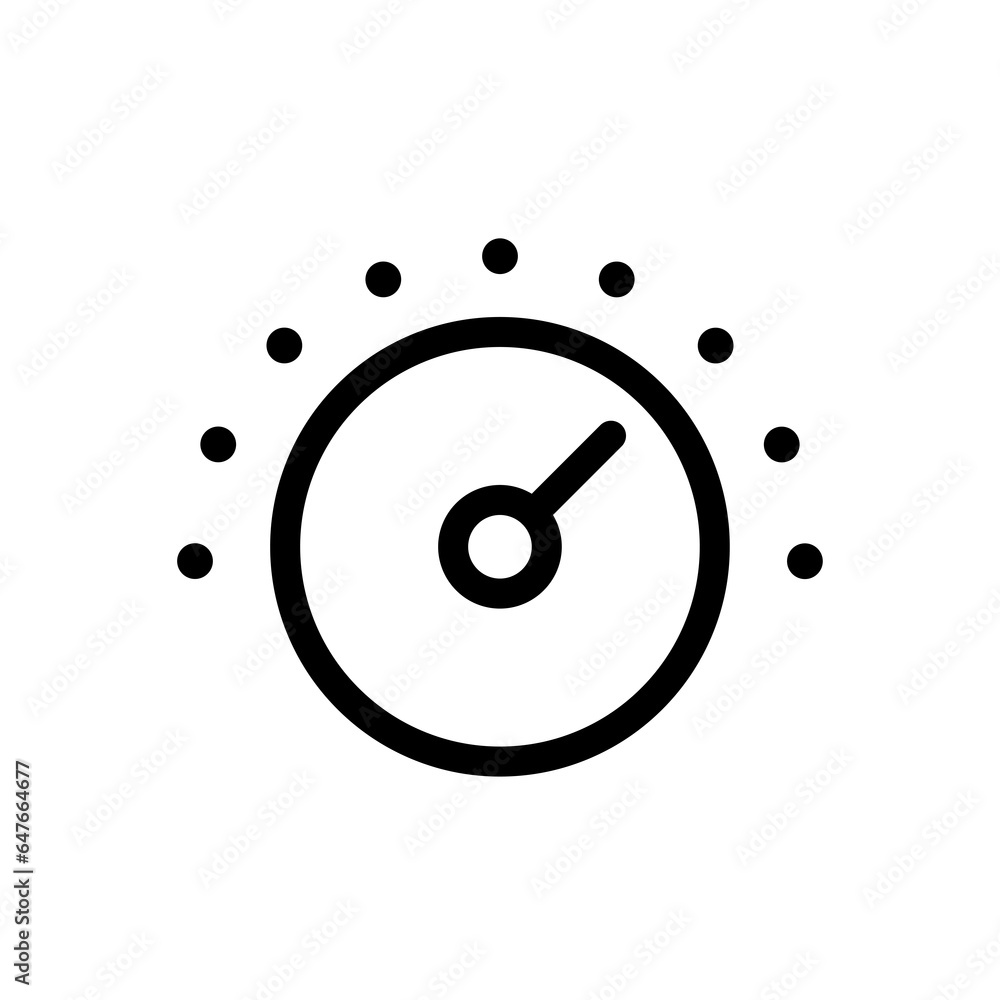 Volume controller icon. Adjustment dial button. Round controller in png ...