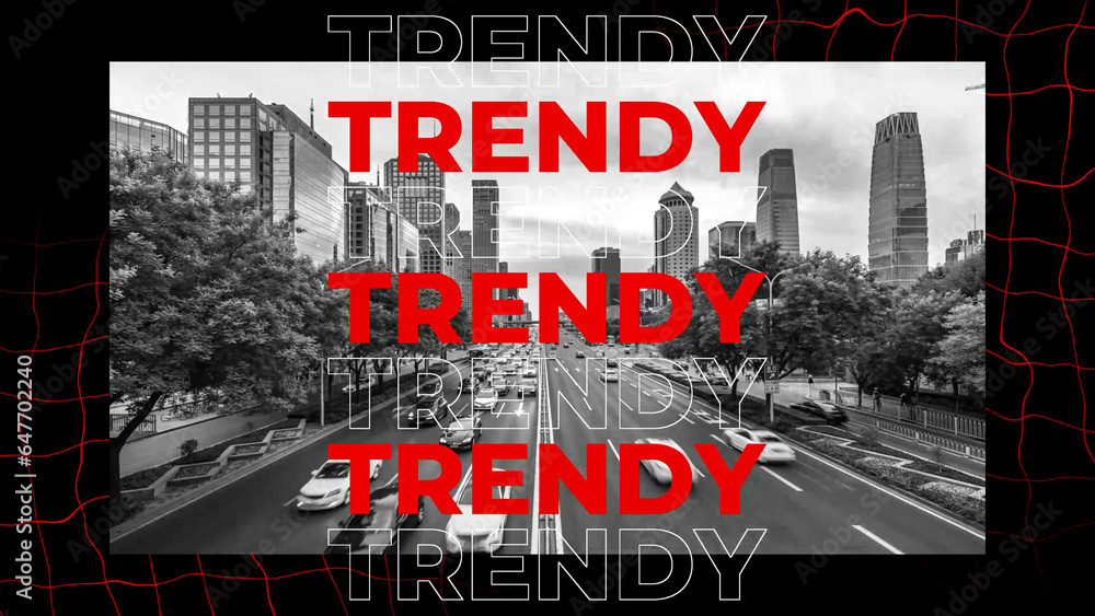 Urban Dynamic Media Opener Slideshow Template contains 32 text ...