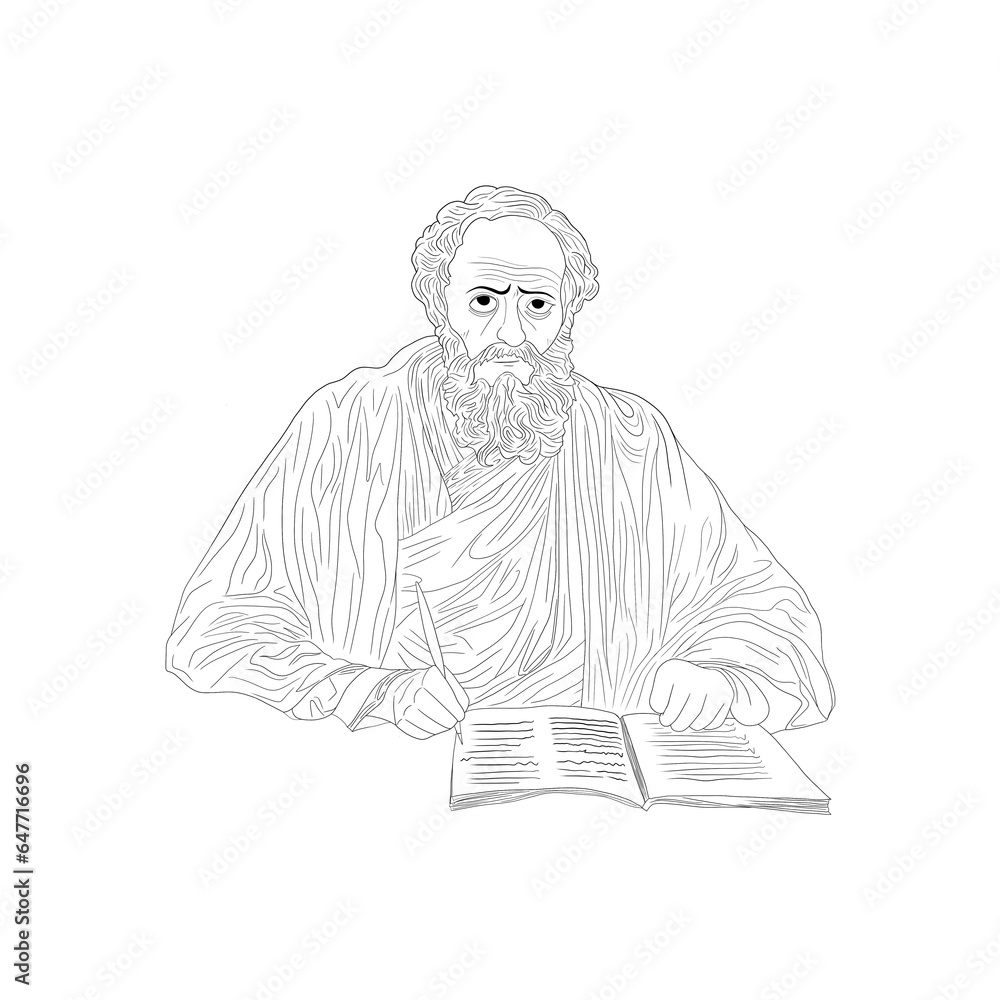 Aristotle Portrait, Aristotle Ancient Greek philosopher and polymath ...