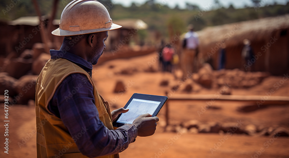 Geologist uses tablet for fieldwork, blending technology with African ...