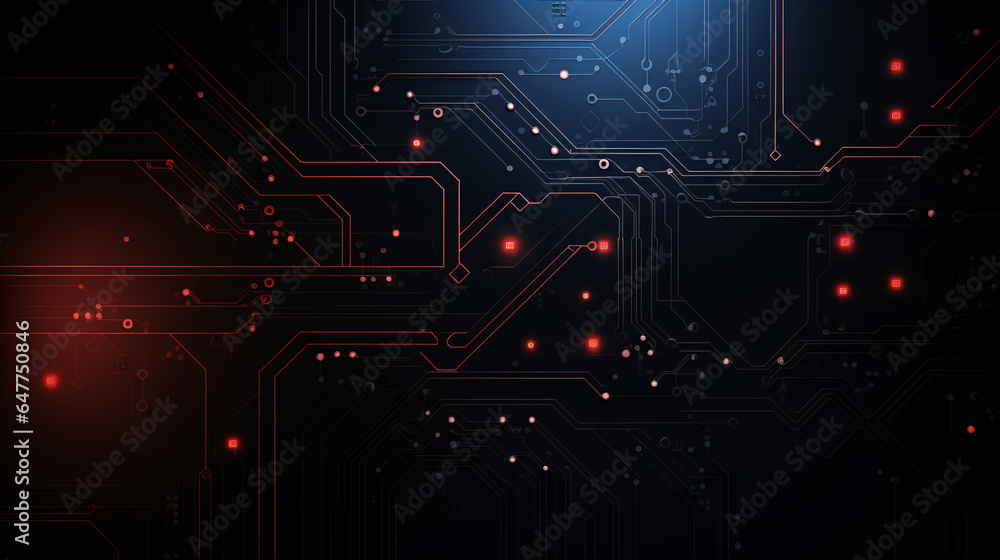 Dark background for technology, electronic circuit concept Stock ...
