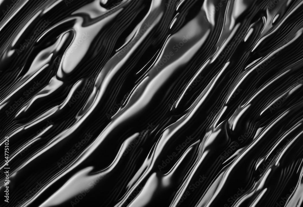 Black oil texture, close up. Oil background, generated by AI Stock ...