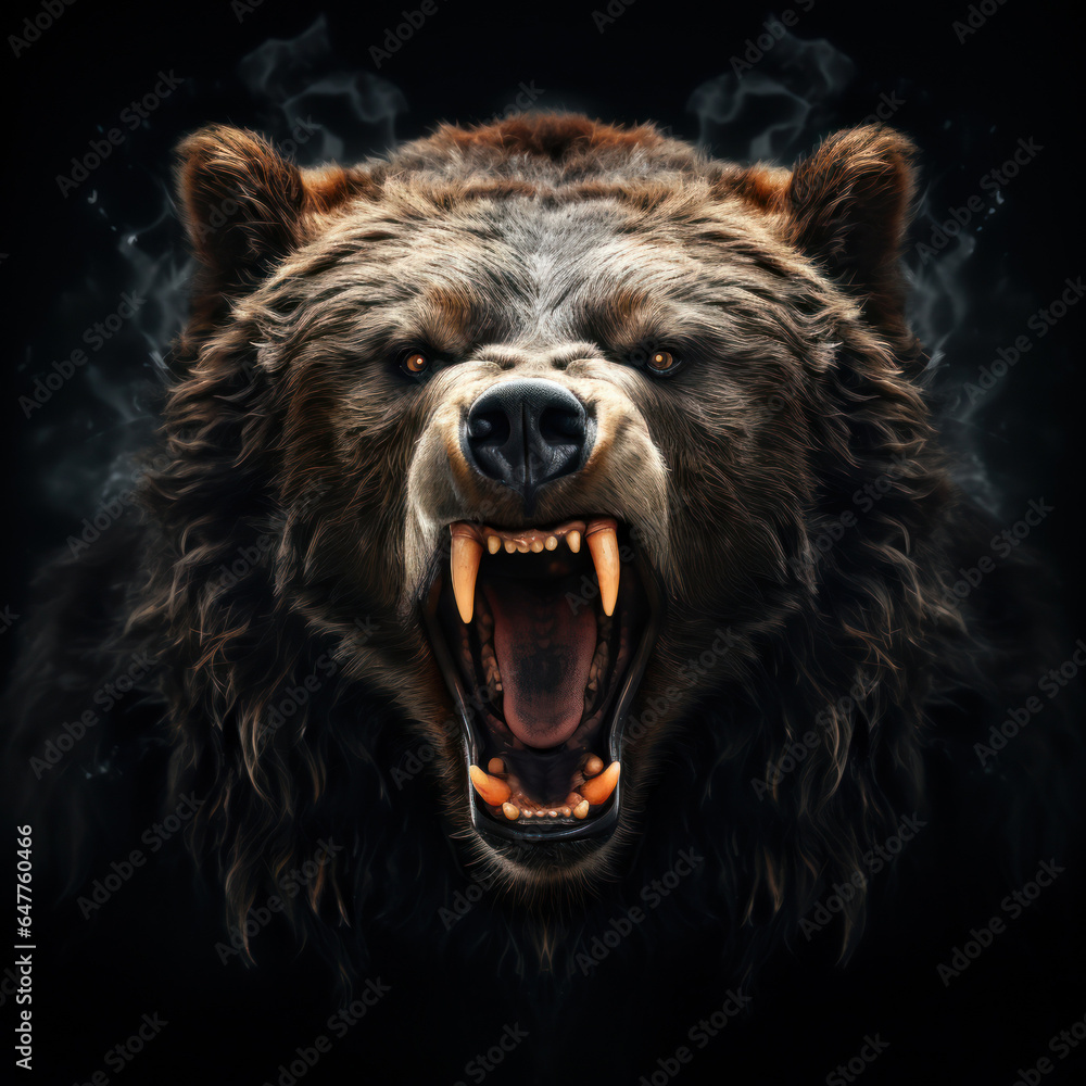 A powerful bear the beast symbolizing the Medo-Persian empire in the ...