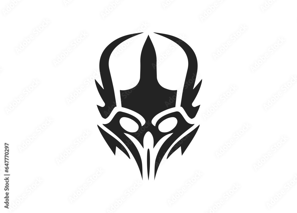 Vetor de Skull Human Vector Deaths head. Mortality symbols. Hellspawn ...