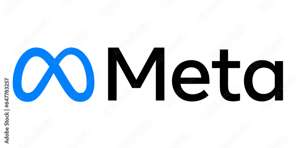 Meta logo transparent png download. Vector, jpeg and png file. Stock ...