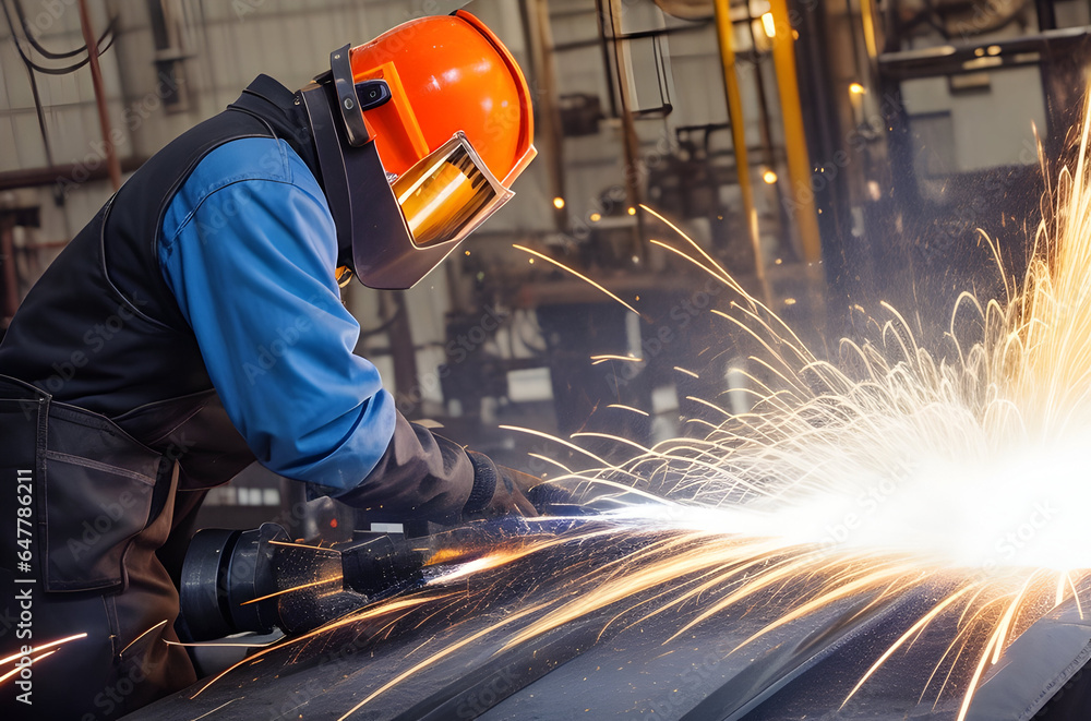 Experience the art of precision welding in action with our image ...