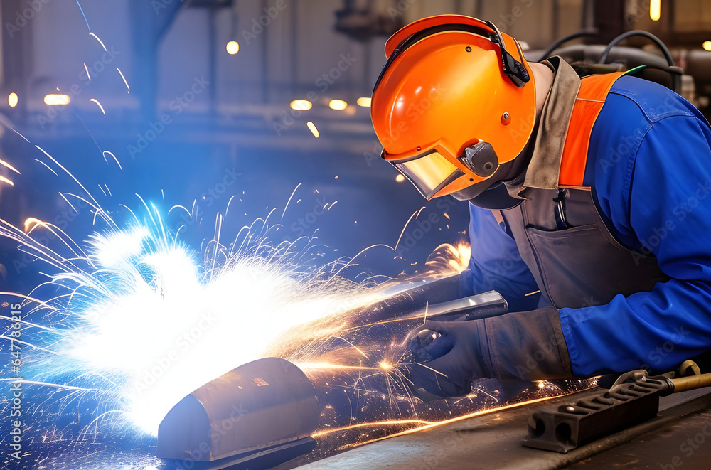 Immerse yourself in the world of precision arc welding. Our image ...