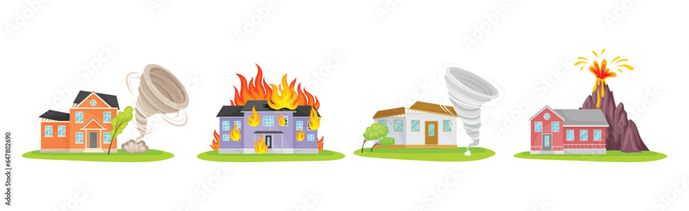 Natural Disaster and Extreme Weather Condition with Building Undergoing ...