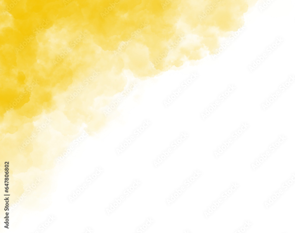 Yellow clouds. Clouds with transparent background of yellow color ...