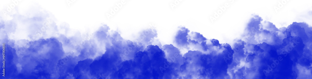 Blue clouds. Clouds with transparent background of blue color ...