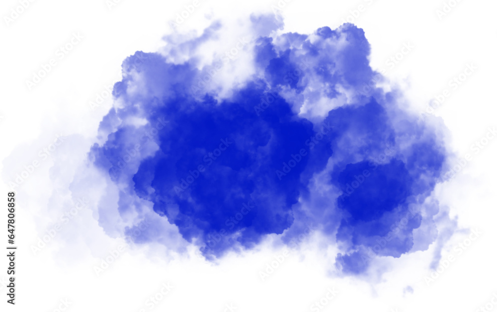 Blue clouds. Clouds with transparent background of blue color ...