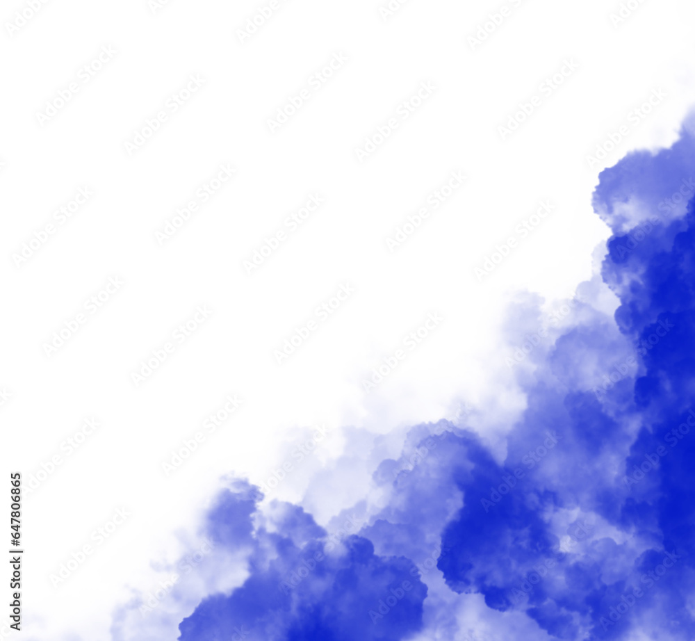 Blue clouds. Clouds with transparent background of blue color ...