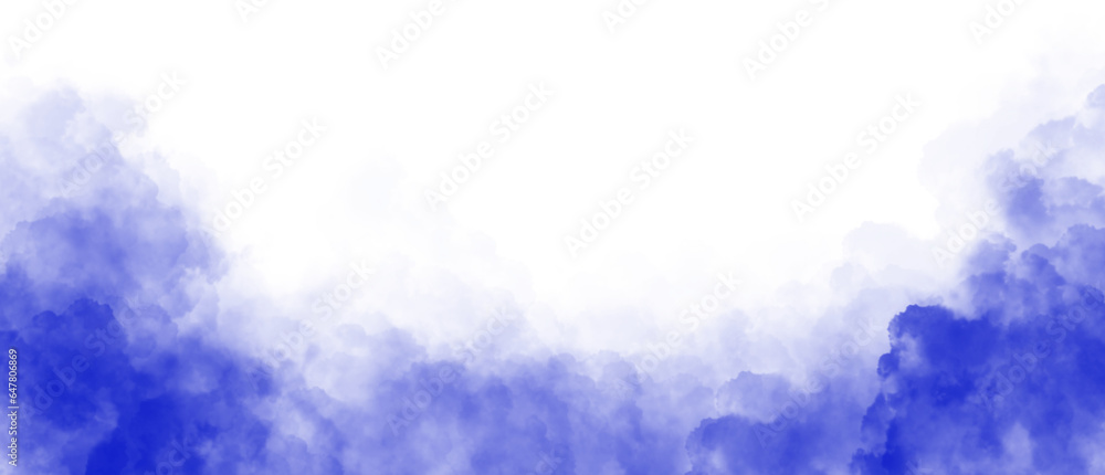 Blue clouds. Clouds with transparent background of blue color ...