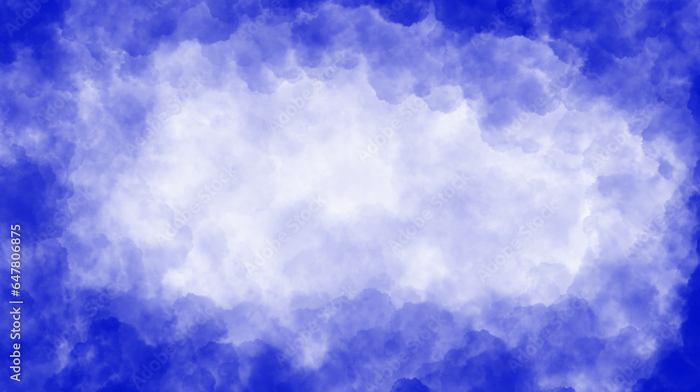 Blue clouds. Clouds with transparent background of blue color ...