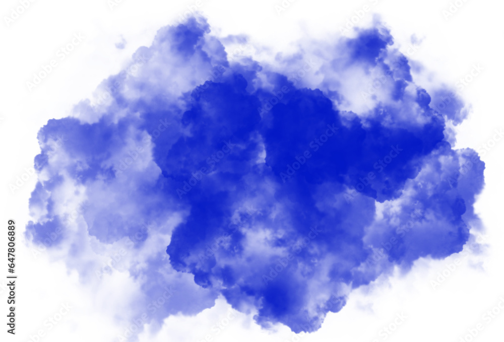 Blue clouds. Clouds with transparent background of blue color ...