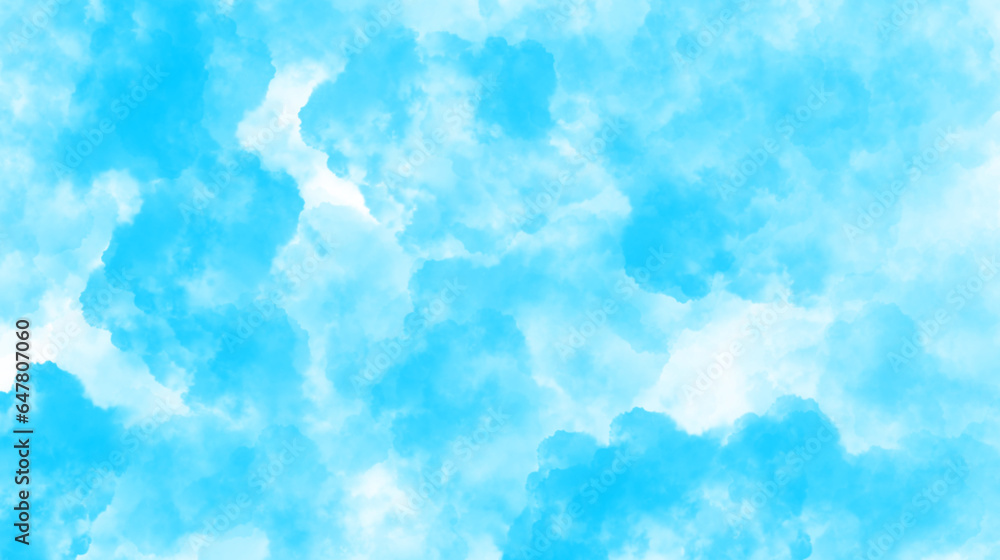Sky blue clouds. Clouds with transparent background of blue sky color ...