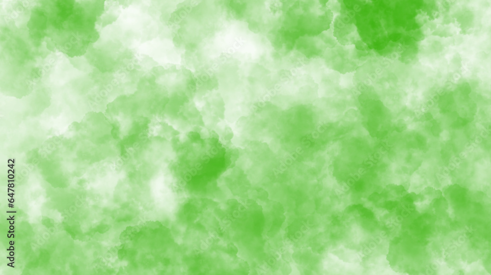 Green clouds. Clouds with transparent background of green color ...