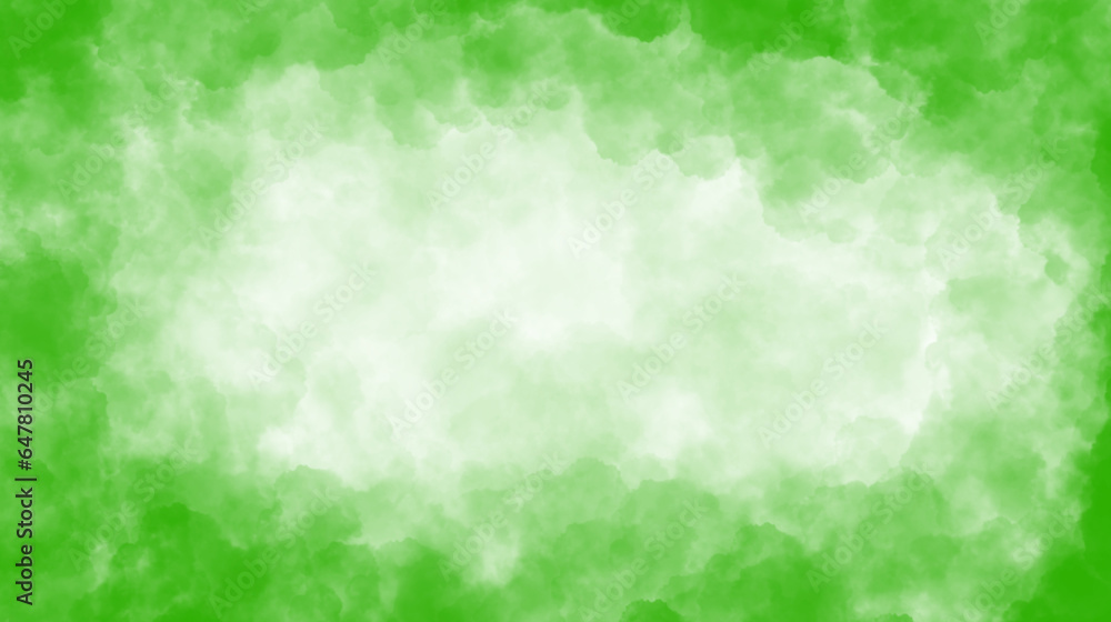 Green clouds. Clouds with transparent background of green color ...