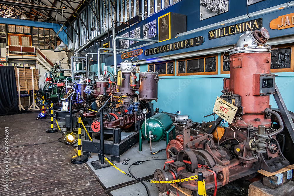 Interior of ‘t Kromhout Museum. ‘t Kromhout Museum provides an overview ...