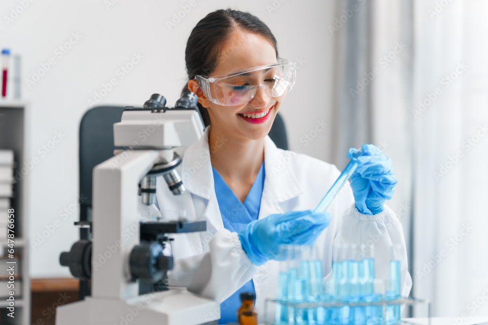 Young scientists pioneering medical discoveries in lab, with one ...