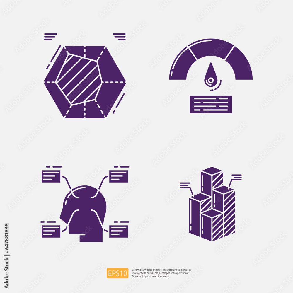 Radar or Spider Chart, Customer Feedback Measurement Data Report ...