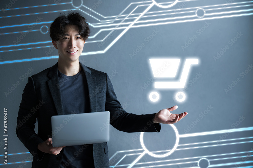 Image of IT and platform for e-commerce sites and delivery, and ...