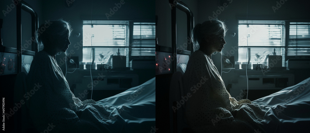 Embrace strength amidst adversity with this poignant artwork capturing ...