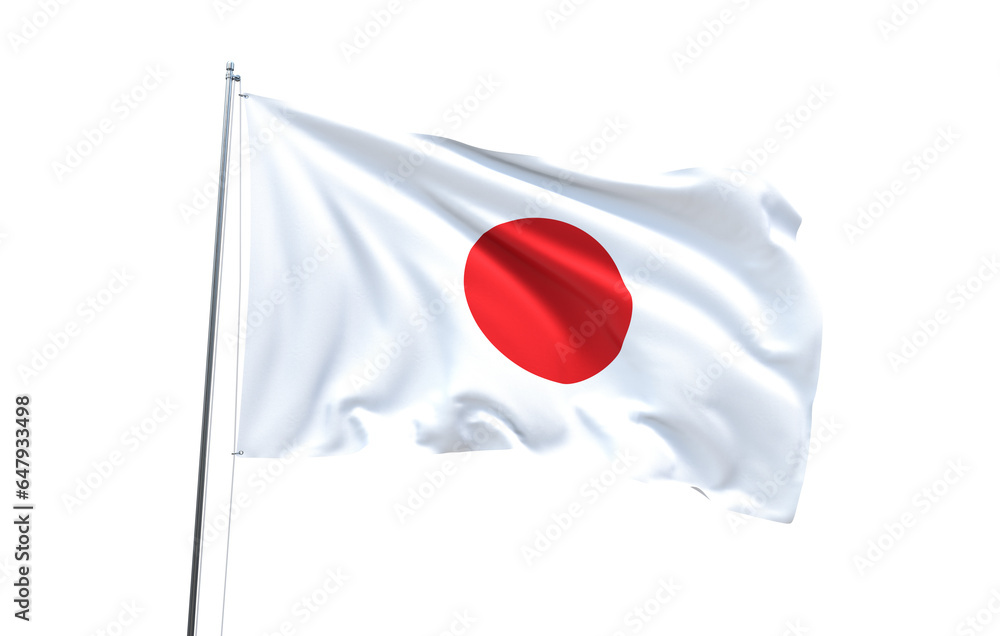 Flag of Japan on transparent background, PNG file Stock Illustration ...