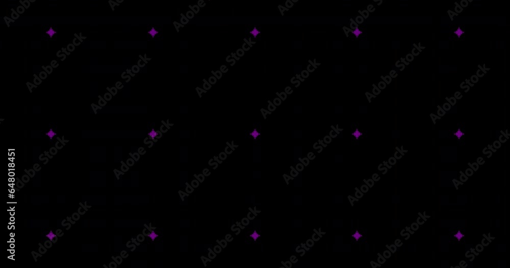 Pixel art flowers Kaleida 4k. Pixel art 8 bit background animation, 8 ...