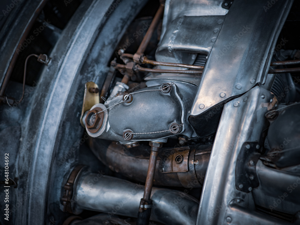 Mechanism of the jet engine Stock Photo | Adobe Stock