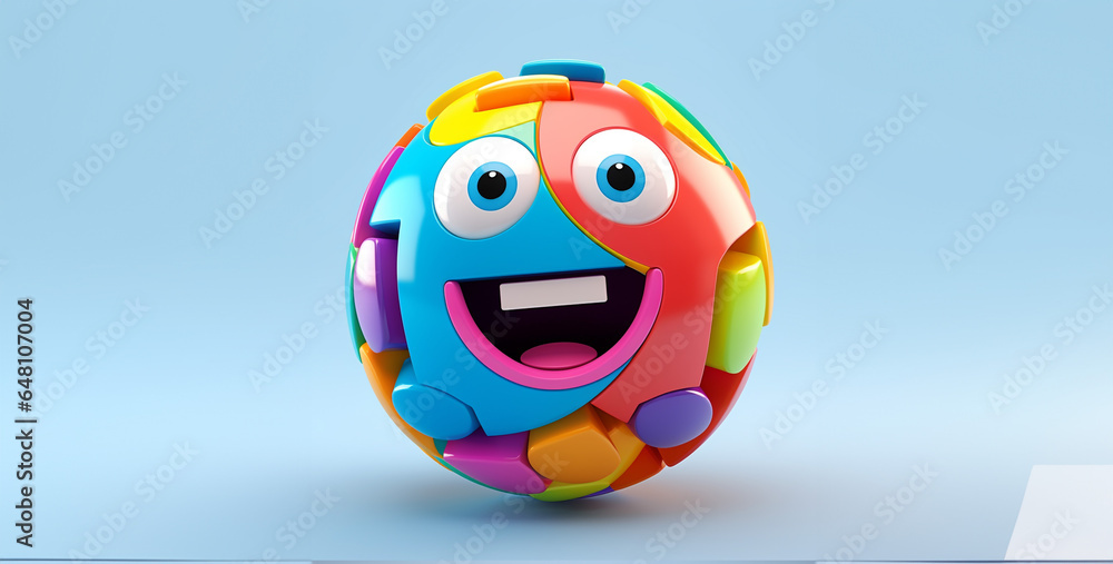 cute ball similar to a miraculous Colorful Hd wallpaper Stock Photo ...