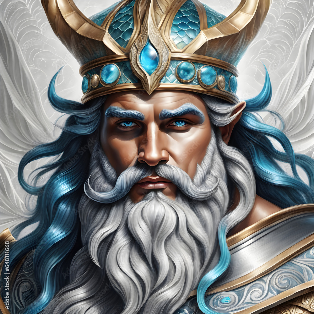 Captivating Depictions of Greek Gods in Pencil Art.(Generative AI ...
