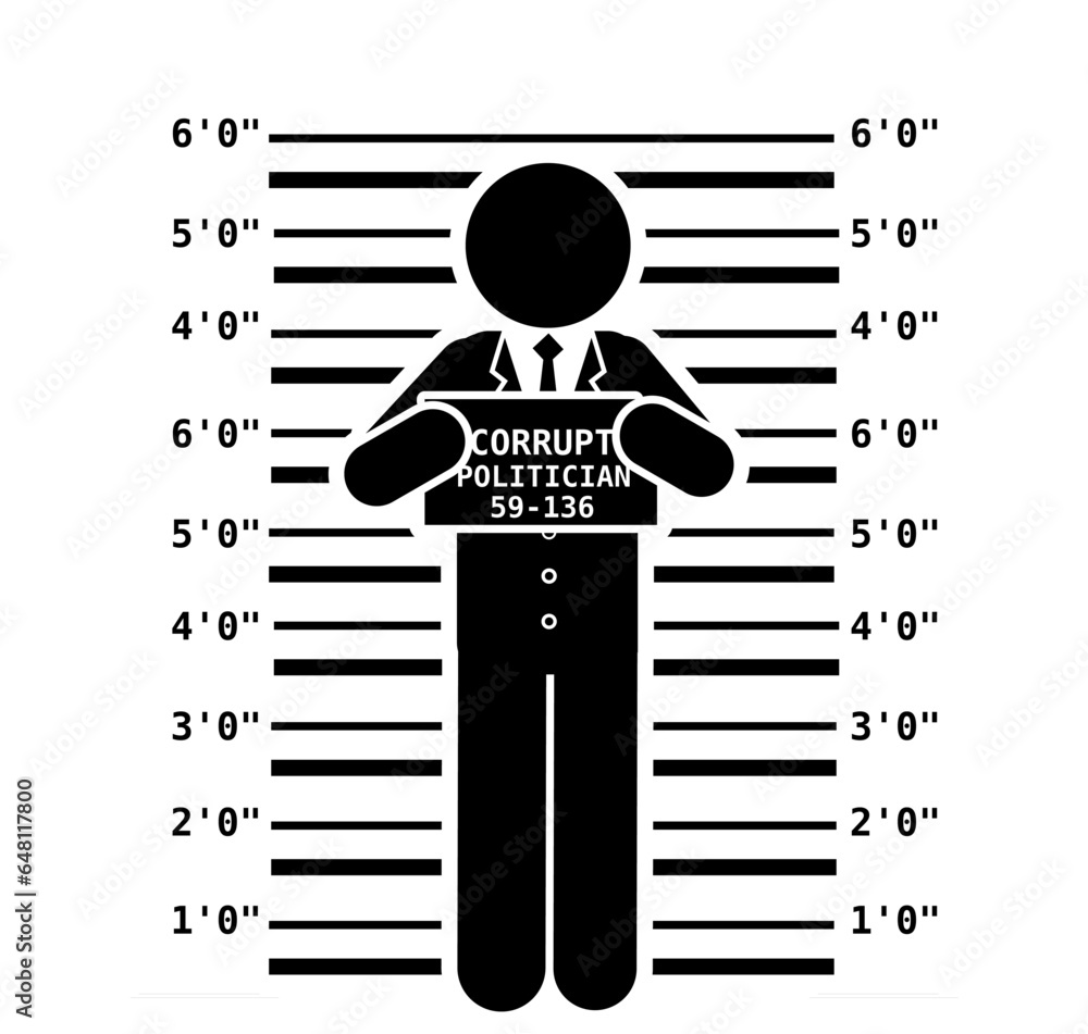 stick figure and stickman vector silhouette illustration, corrupt ...